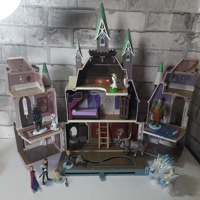DISNEY FROZEN ARENDELLE Castle Playset with Figures - Elsa, Anna ...