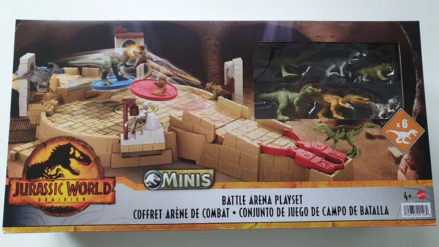 MATTEL JURASSIC WORLD DOMINION Mini Battle Arena Spielset HBT63 - NEU ...