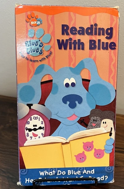 BLUES CLUES READING With Blue Nick Jr Nickelodeon VHS £13.27 - PicClick UK