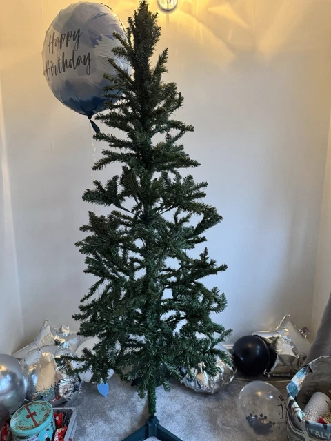 HABITAT 6FT SLIM evergreen Christmas tree - green £15.61 - PicClick UK