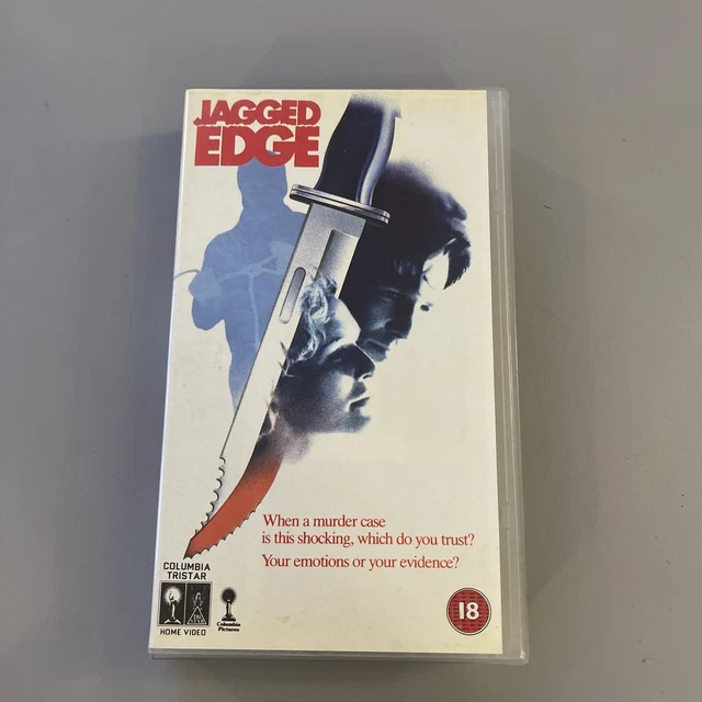 JAGGED EDGE - 1980's - VHS Big Box EX Rental Version (RCA Columbia ...