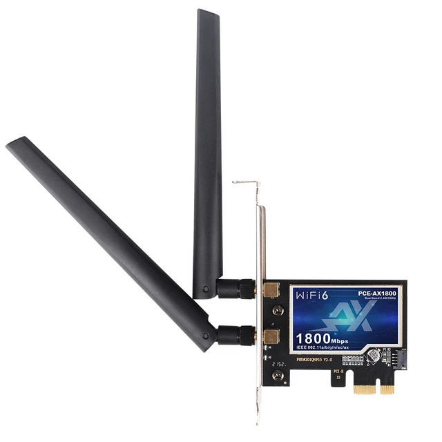 WIFI 6 DUAL Band PCI Express Internal Network Card AX1800S Bluetooth 5. ...
