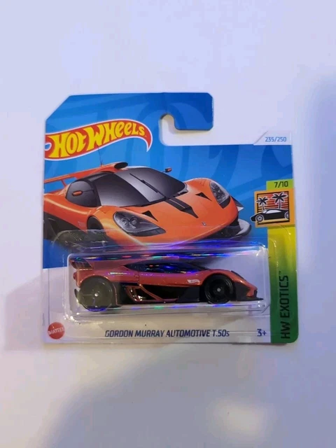 HOT WHEELS GORDON Murray Automotive T.50s (Short Card) Shipped Fast £8. ...