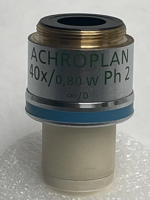 ZEISS MICROSCOPE OBJECTIVE lens 40x/0.80 PH2 water immersion £895.00 ...