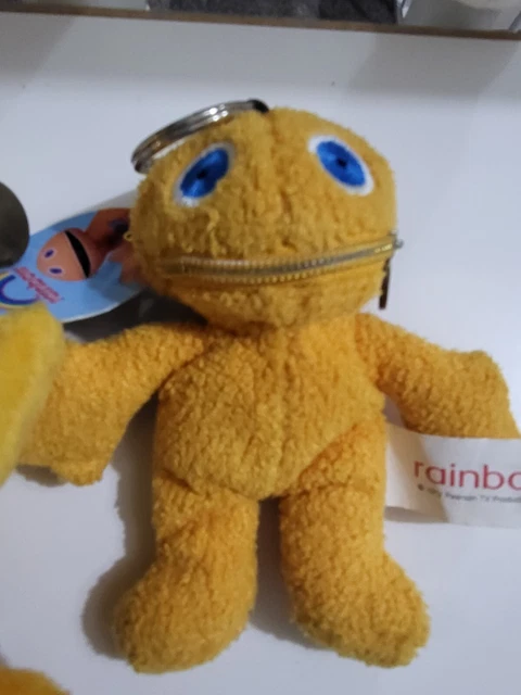 RARE RAINBOW ZIPPY Characters PLUSH TOY KEY RING KEY FOB VINTAGE £7.30 ...