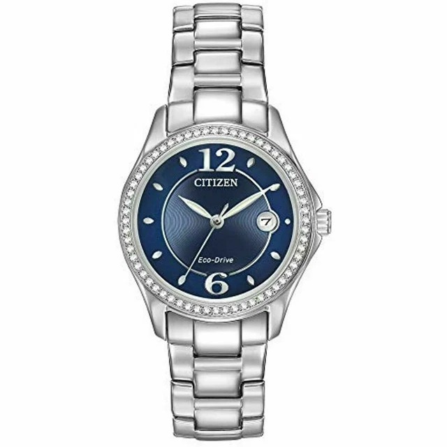 CITIZEN SILHOUETTE ECO-DRIVE Womens Watch Stainless Steel blue dial FE1140-86L EUR 139,91 ...