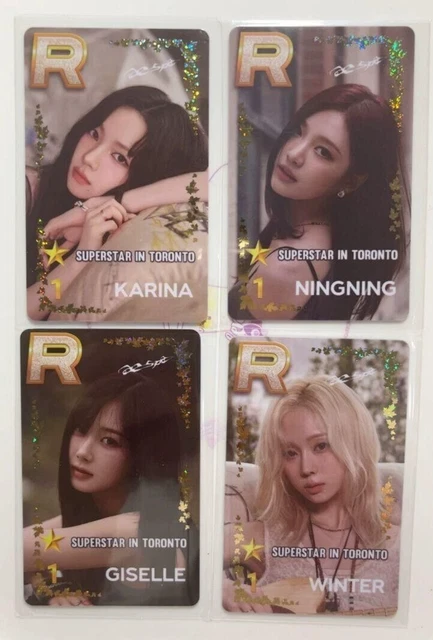 AESPA SM TOWN Superstar in Toronto Limited Official Photo Card Complete Set KPOP EUR 933,73 ...