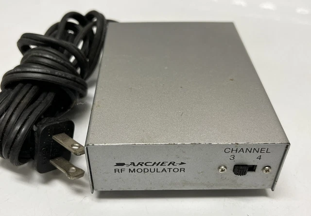 ARCHER RF MODULATOR Cat. NO: 15-1273A 120V AC 60HZ 2W $11.99 - PicClick