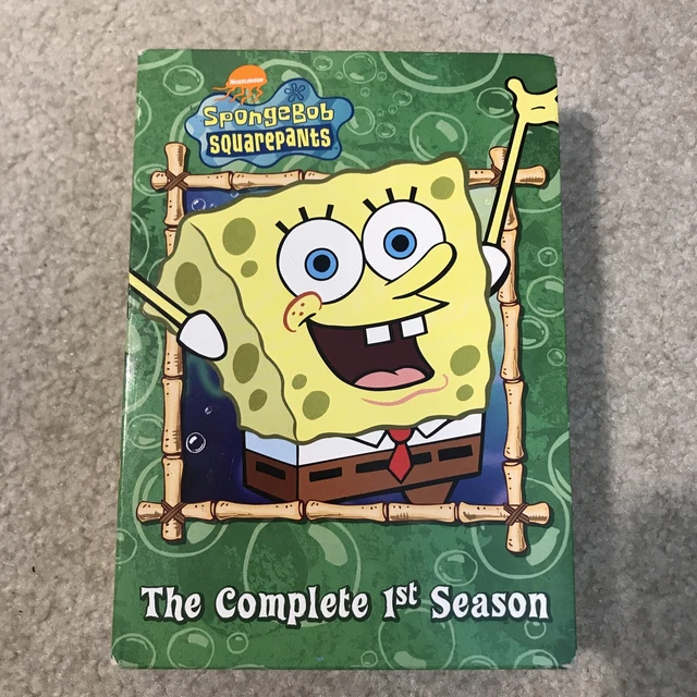 SPONGEBOB SQUAREPANTS COMPLETE First Season 1 DVD Box Set 3 Disc ...
