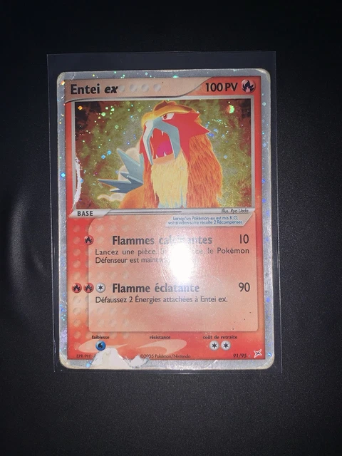 CARTE POKÉMON - Entei Ex 91/95 Holo Reverse EX Team Magma VS Team Aqua ...