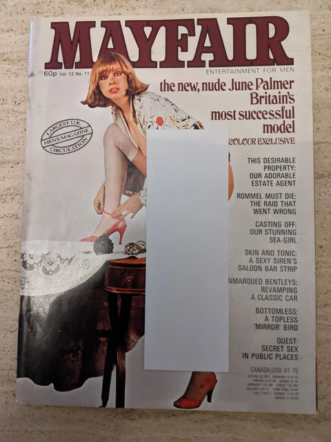 MAYFAIR MAGAZINE VOL 12 No.11. Centre Pages In Place. In Very Good Condition. £11.11 - PicClick UK
