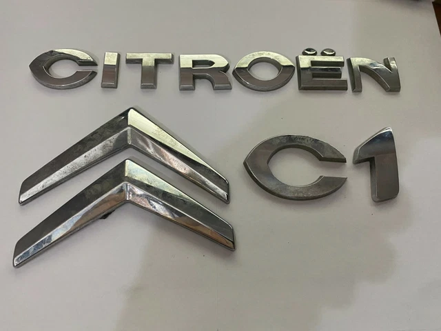 CITROEN C1 REAR BADGE LOGO EMBLEM original £18.00 - PicClick UK
