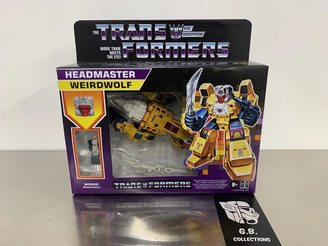 TRANSFORMERS WALMART EXCLUSIVE G1 Reissue Headmaster Weirdwolf New ...