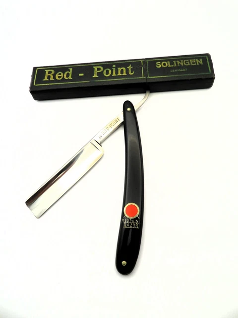 VINTAGE RED POINT Razor 917 Anton Wingen Jr. Soligen Germany Clean ...