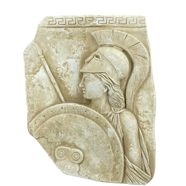 ATHENA MINERVA GREEK Roman Goddess Relief Wall Decor Sculpture Ancient ...