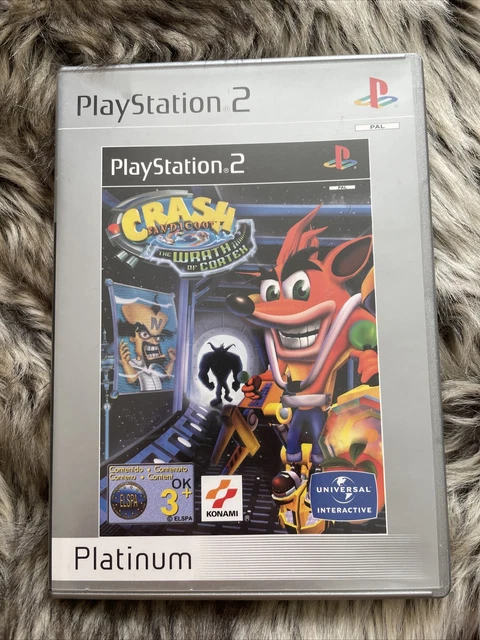 CRASH BANDICOOT THE Wrath of Cortex Black Label PS2 manuale completo ...