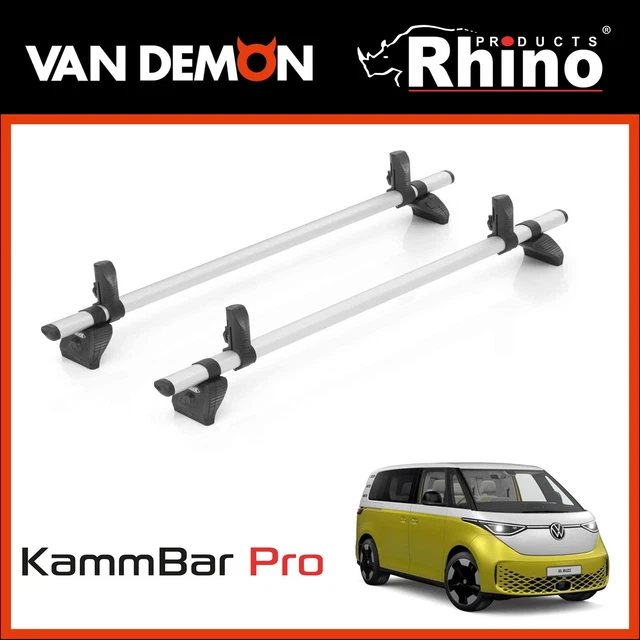 VW ID BUZZ Roof Rack For 2022+ Models 2x Roof Bars Volkswagen Rhino ...