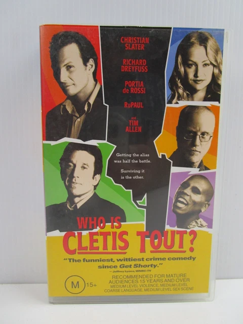 WHO IS CLETIS Tout? Christian Slater, Tim Allen, VHS Tape, Movie, 2001 ...