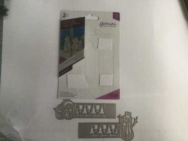 GEMINI PAPERCRAFT WRAP Die Elements - Snow Family - Crafters Companion ...