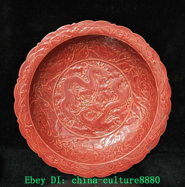 7.6 &HONJI ANNÉE rouge émaillé Dragon Dragon animal Lotus stylo EUR 222 ...