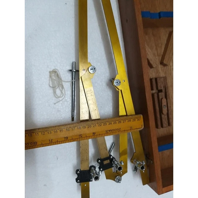 BRASS DRAWING PANTOGRAPH with BOX MAPS, CHARTS & DRAWINGS (843) £237.35 ...