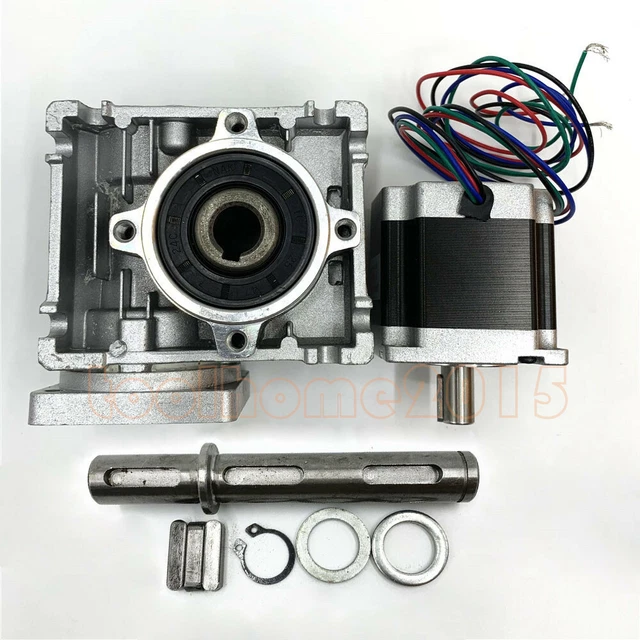 10:1 WORM GEAR Box Nema23 Stepper Motor 1.1Nm 3A L56mm Gear Gearmotor ...
