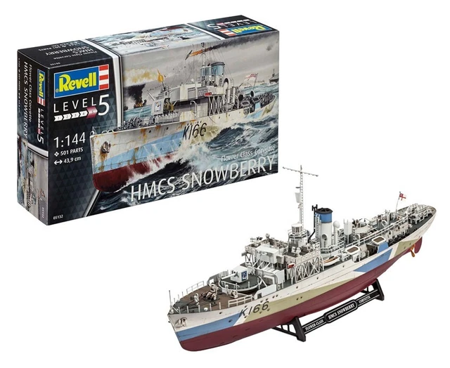 REVELL 05132 HMCS Symphorine Fleur Classe Modèle Plastique Kit - 1/144 ...