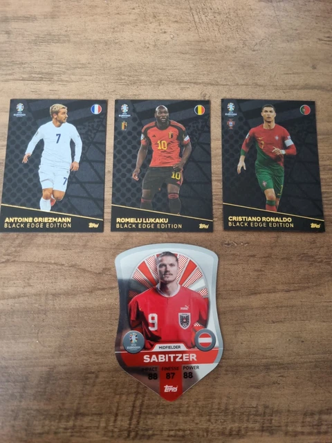 TOPPS EURO 2024 Match Attax Black Edge And Shield Card Bundle £9.99 ...