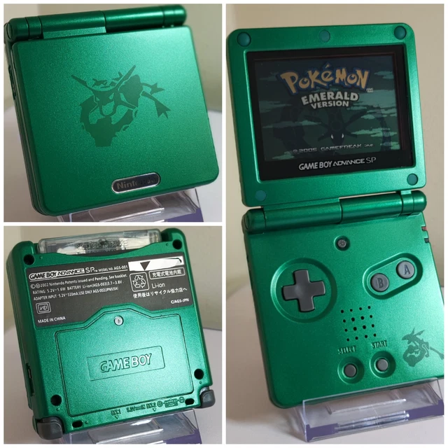 GAME BOY ADVANCE SP Pokémon Rayquaza GBA SP - Pokemon Gameboy - Great ...