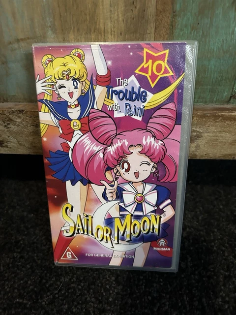 VINTAGE SAILOR MOON/ NO. 10 VHS VIDEO 'The Trouble with Rini' / RARE ...