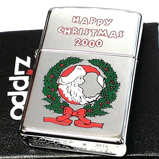ZIPPO LIGHTER 1 2000 Christmas rare vintage out of print ZIPPO cute ...