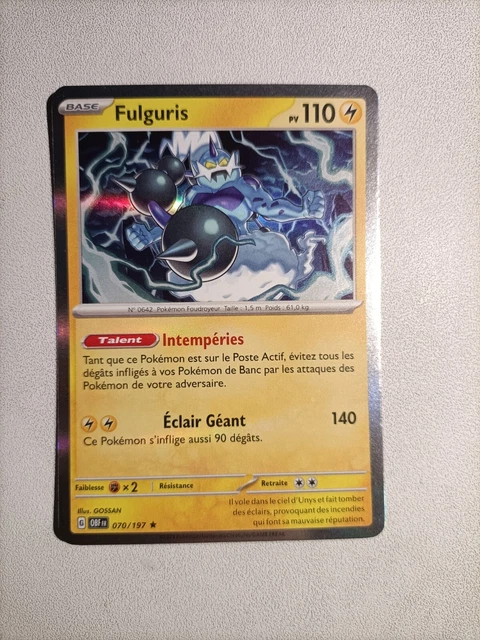 POKÉMON , FULGURIS 070/197 Holo Flammes obsidiennes EUR 1,00 - PicClick FR