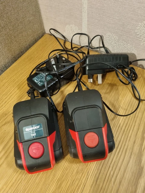 2X QUALCAST RECHARGEABLE Li-on Battery Packs BOP-SP02-20-15B 18V-1.5Ah 27Wh EUR 23,69 - PicClick IT