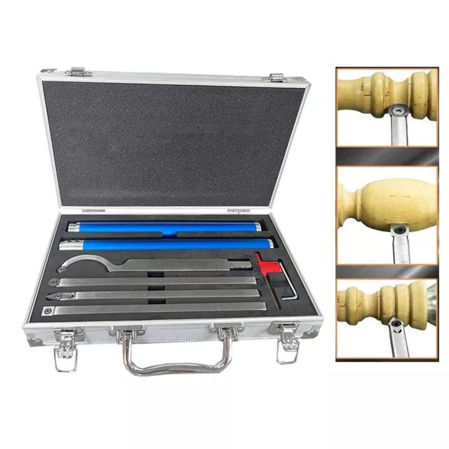 JEU COMPLET D'OUTILS de tournage du bois en carbure pour stylos bols et ...