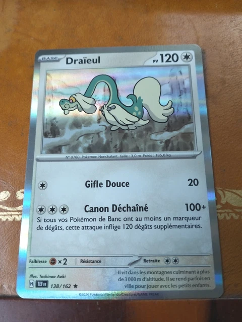 CARTE POKÉMON DRAÏEUL 138/162 HOLO EV5 TEF Forces Temporelles NEUF EUR ...