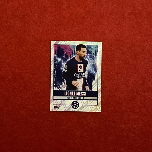 LIONEL MESSI-PSG-STICKER-TOPPS-UEFA CHAMPIONS League 2022/2023-N.512 ...