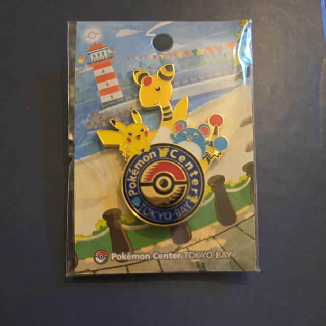 SEALED JAPANESE POKEMON Center Tokyo Bay Pin Badge - Pikachu £21.40 ...
