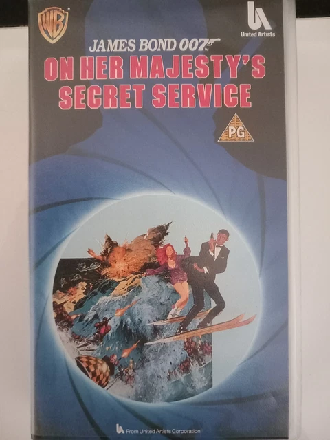 ON HER MAJESTY'S secret service vhs Video James Bond George Lazenby £4.99 - PicClick UK