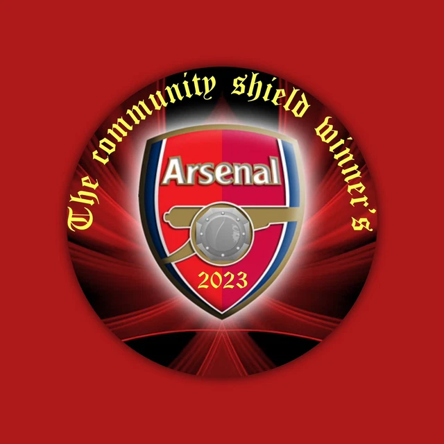 ARSENAL CHARITY SHIELD. Wembley Stadium English Football Club Badge £3. ...