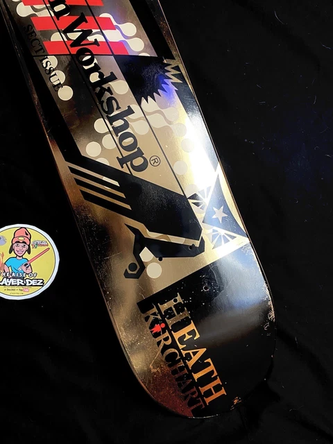 SUPER RARE HEATH Kirchart Sect Gold Foil Alien Workshop Skateboard Deck ...