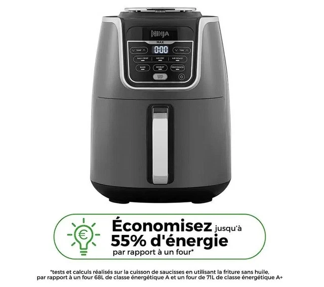 NINJA MAX AF160EU - Friteuse sans huile - 6 modes de cuisson prédéfinis ...