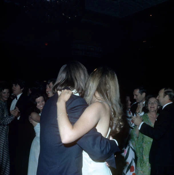 Chris Everett And Jimmy Conners Dancing At Wimbledon Ball 1972 Old