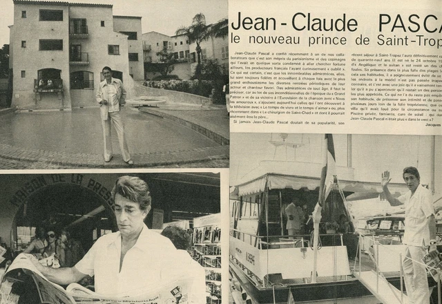 COUPURE DE PRESSE Clipping 1976 Jean Claude Pascal (2 pages) EUR 5,00 ...
