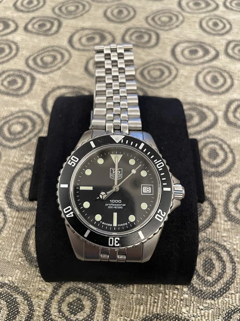 RARE VINTAGE TAG Heuer 1000 Professional EUR 900,00 - PicClick FR
