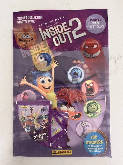 INSIDE OUT 2 Disney Pixar Uk Panini Sticker Album 2024 Starter Pack £16 ...