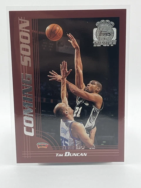 TIM DUNCAN 2000-01 Topps Tipoff Basketball San Antonio Spurs #155 EUR 0 ... TIM DUNCAN 2000-01 Topps Tipoff Basketball San Antonio Spurs #155 EUR 0 ...