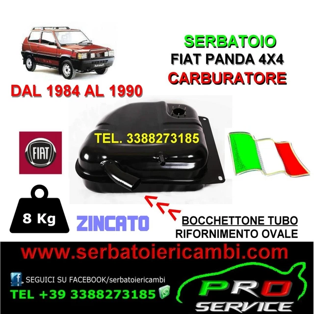 SERBATOIO NUOVO PER FIAT PANDA 4X4 a CARBURATORE benzina TUBO RIFO. OVALE EUR 375,00 - PicClick IT