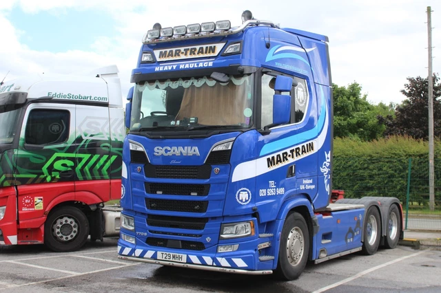 MAR-TRAIN HEAVY HAULAGE SCANIA 6x4 TRUCK/LORRY PHOTO £0.89 - PicClick UK