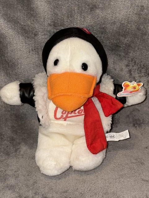 VINTAGE PMS PILOT Duck, 10 Inch Plush Soft Toy, RARE £7.99 - PicClick UK