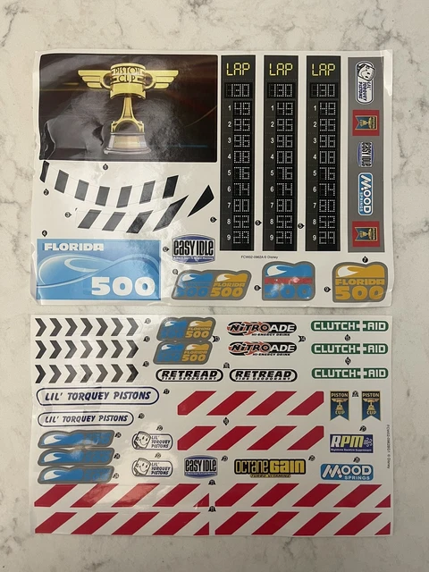 DISNEY PIXAR CARS Ultimate Florida Speedway Racing Track Stickers $15. ...